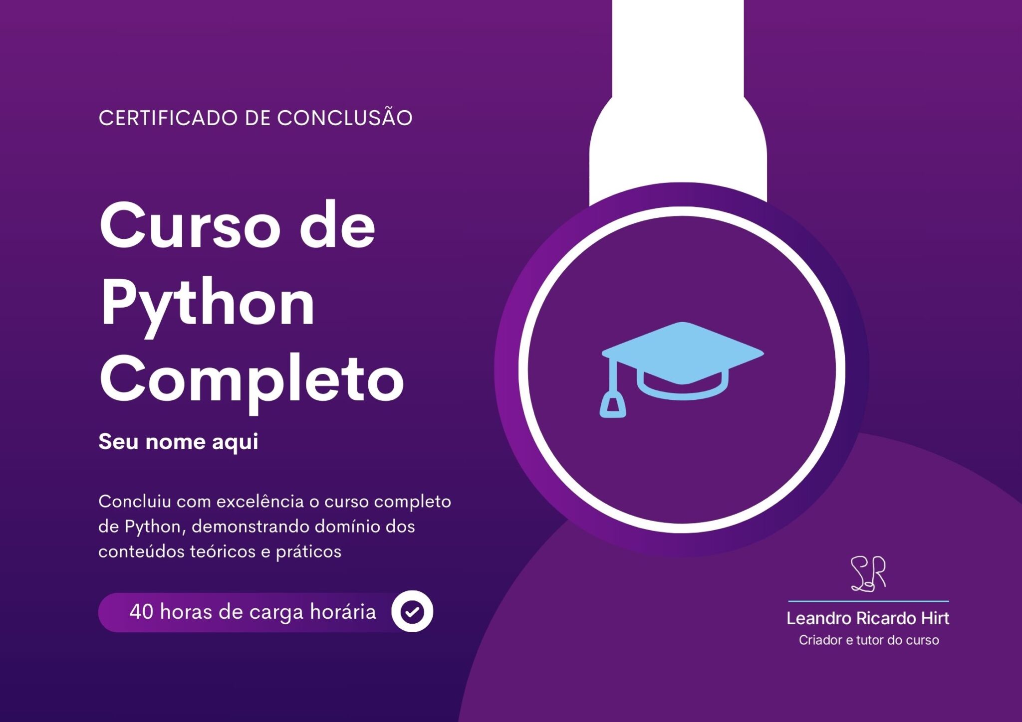 Curso de Python Completo - Aprenda Python do Zero ao Pro